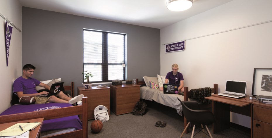 Stephen F. Austin University, New Residence Hall and Parking Garage