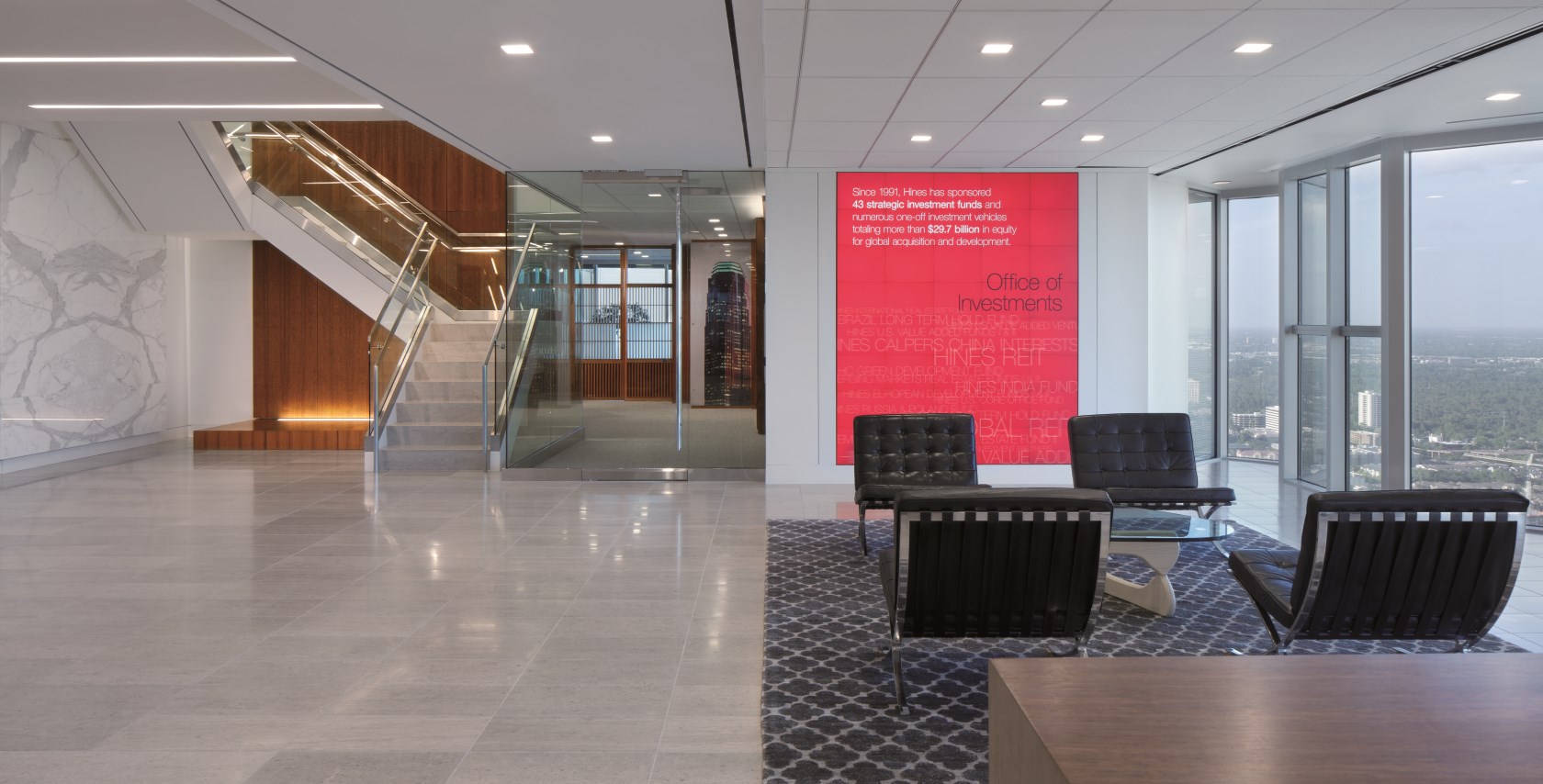 Hines Corporate Headquarters Executive Floors at Williams Tower