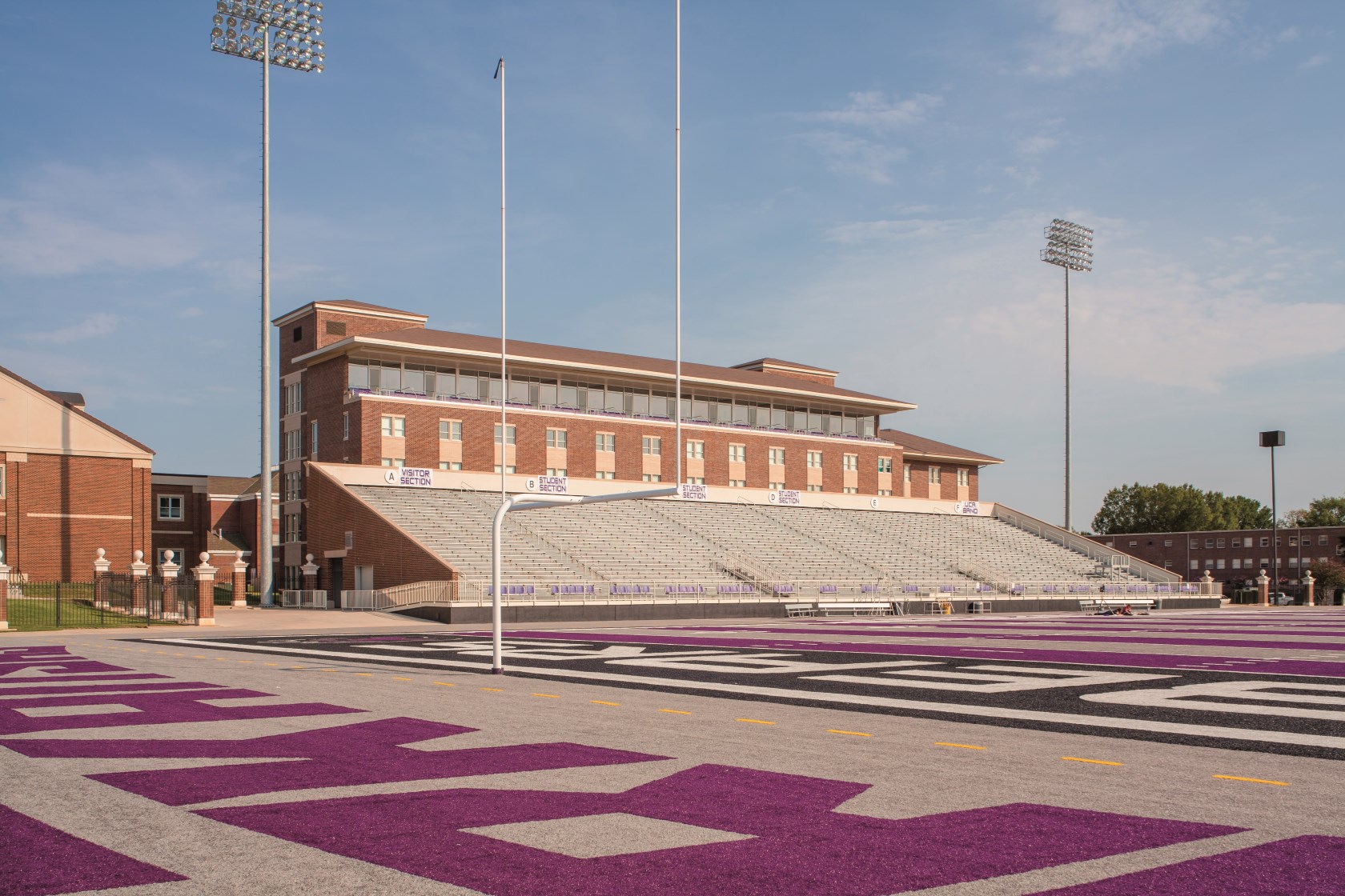 University of Central Arkansas, Bear Hall and Stadium Skybox