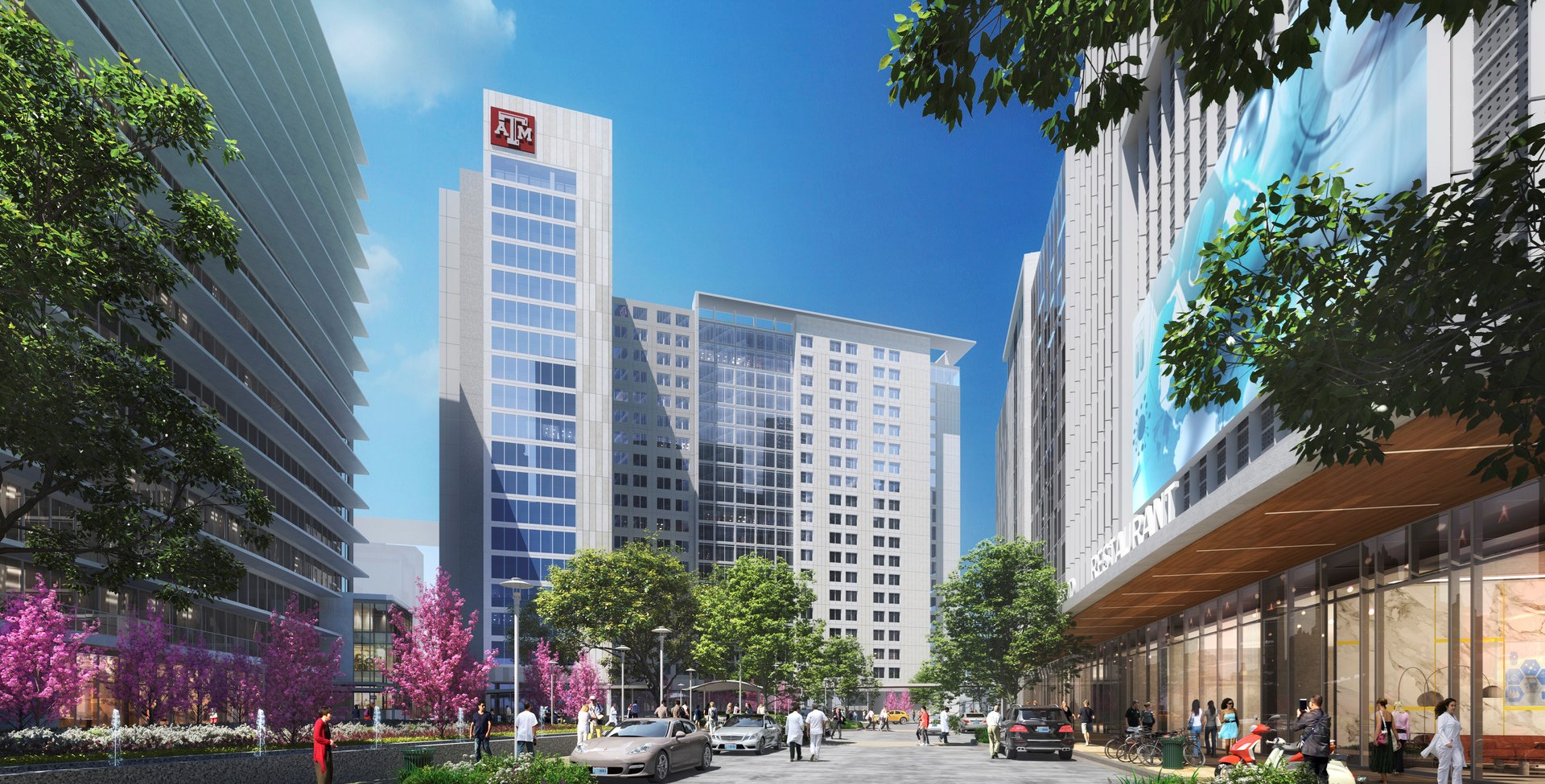 Texas A&M Innovation Plaza, Horizon & Life Towers