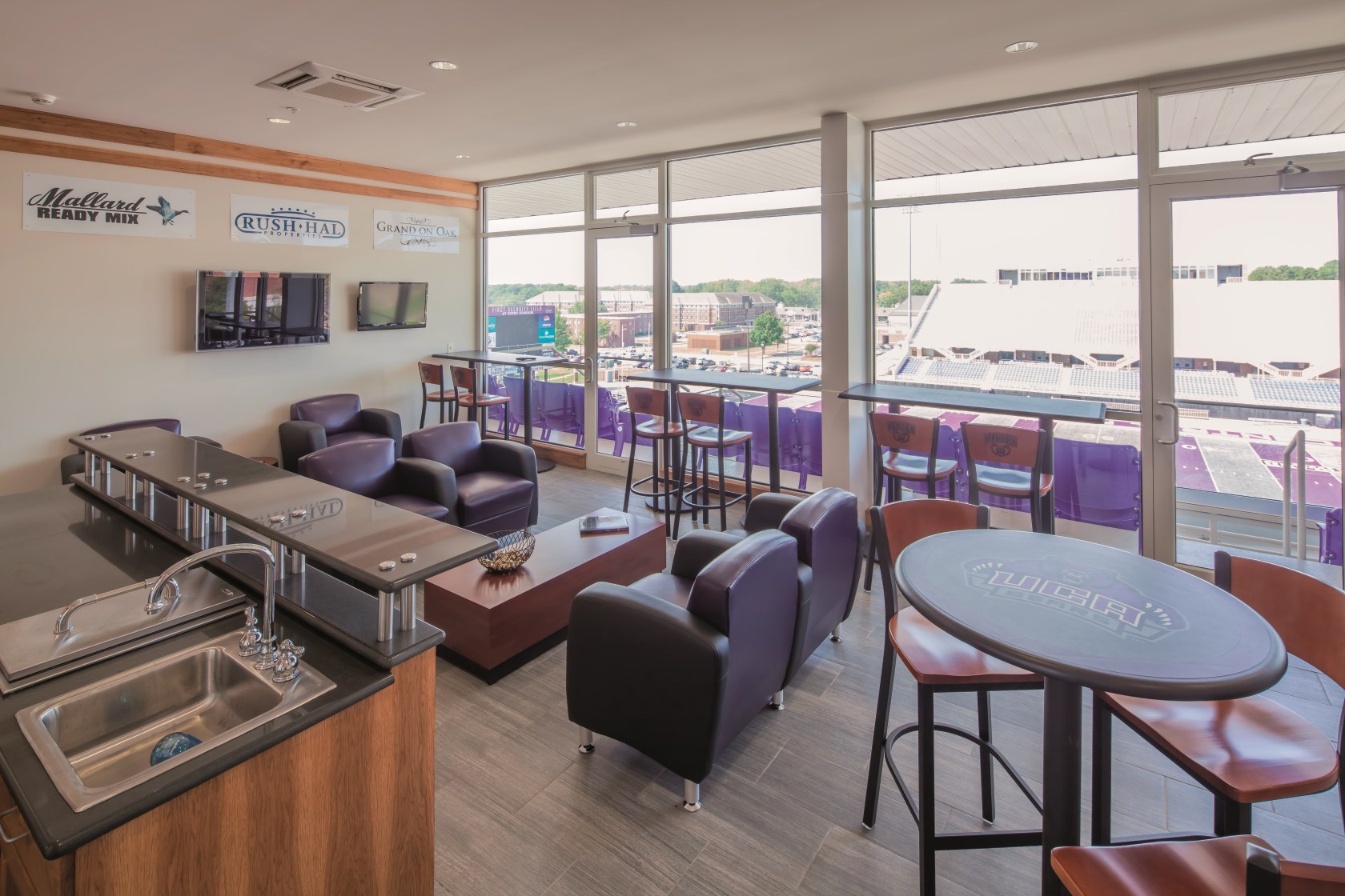 University of Central Arkansas, Bear Hall and Stadium Skybox